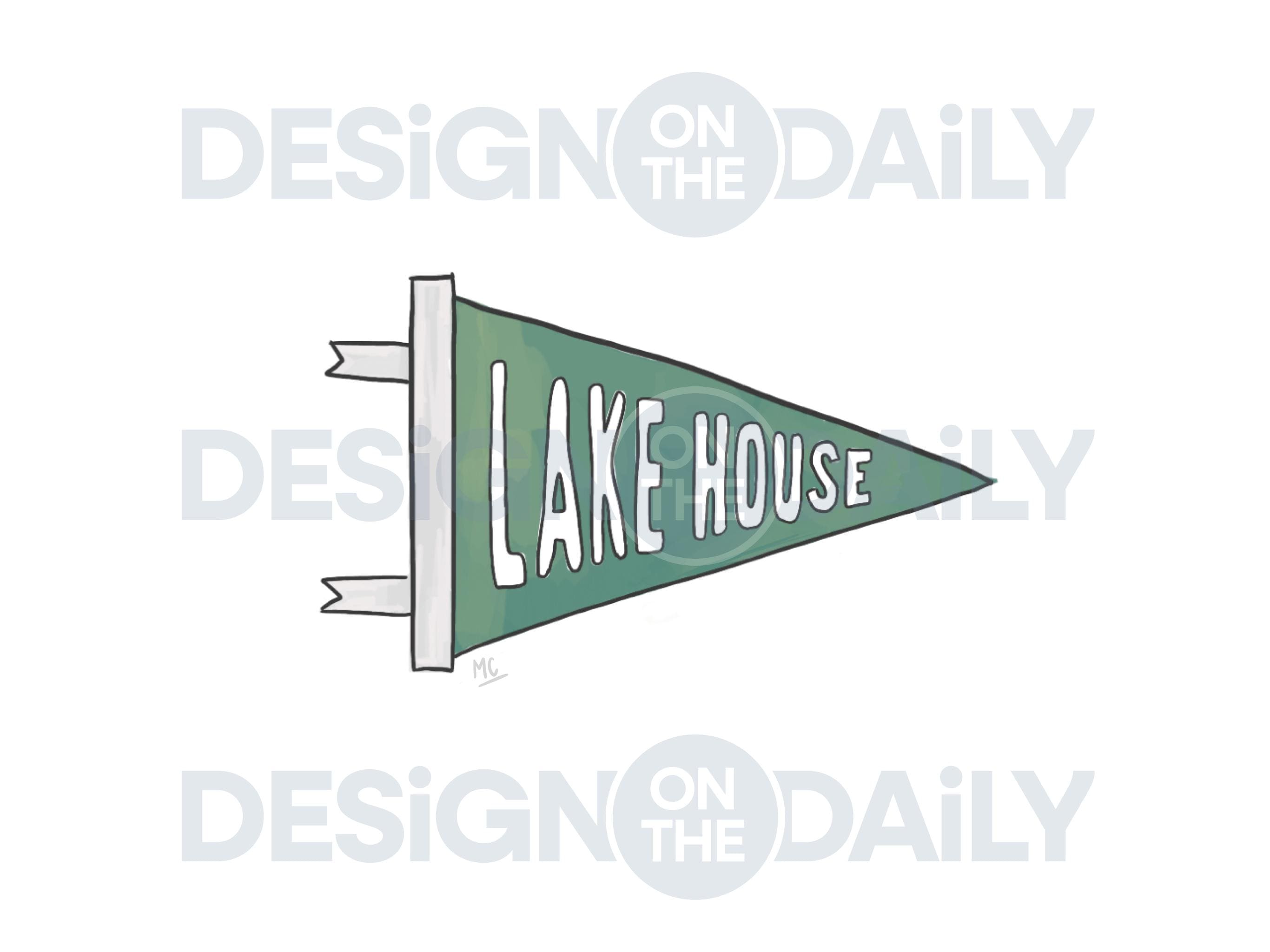 Lake House Icons Illustration Series - Etsy