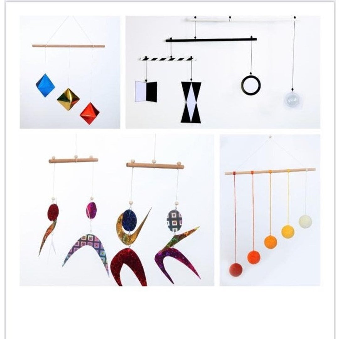 Montessori Mobile Set of 4x Munari Mobile Gobbi Mobile - Etsy