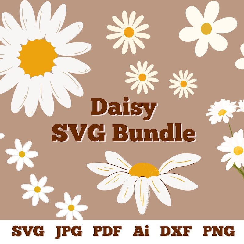 Daisy Flower Svg - Etsy