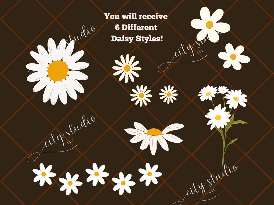 Daisy Clipart, Daisy Clip Art, Daisy Svg, Daisies Svg, Daisy Png ...