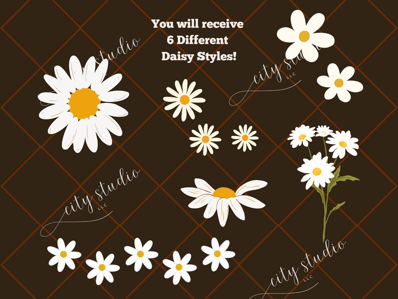 Daisy Clipart, Daisy Clip Art, Daisy Svg, Daisies Svg, Daisy Png, Wildflower Svg, Floral Svg ...
