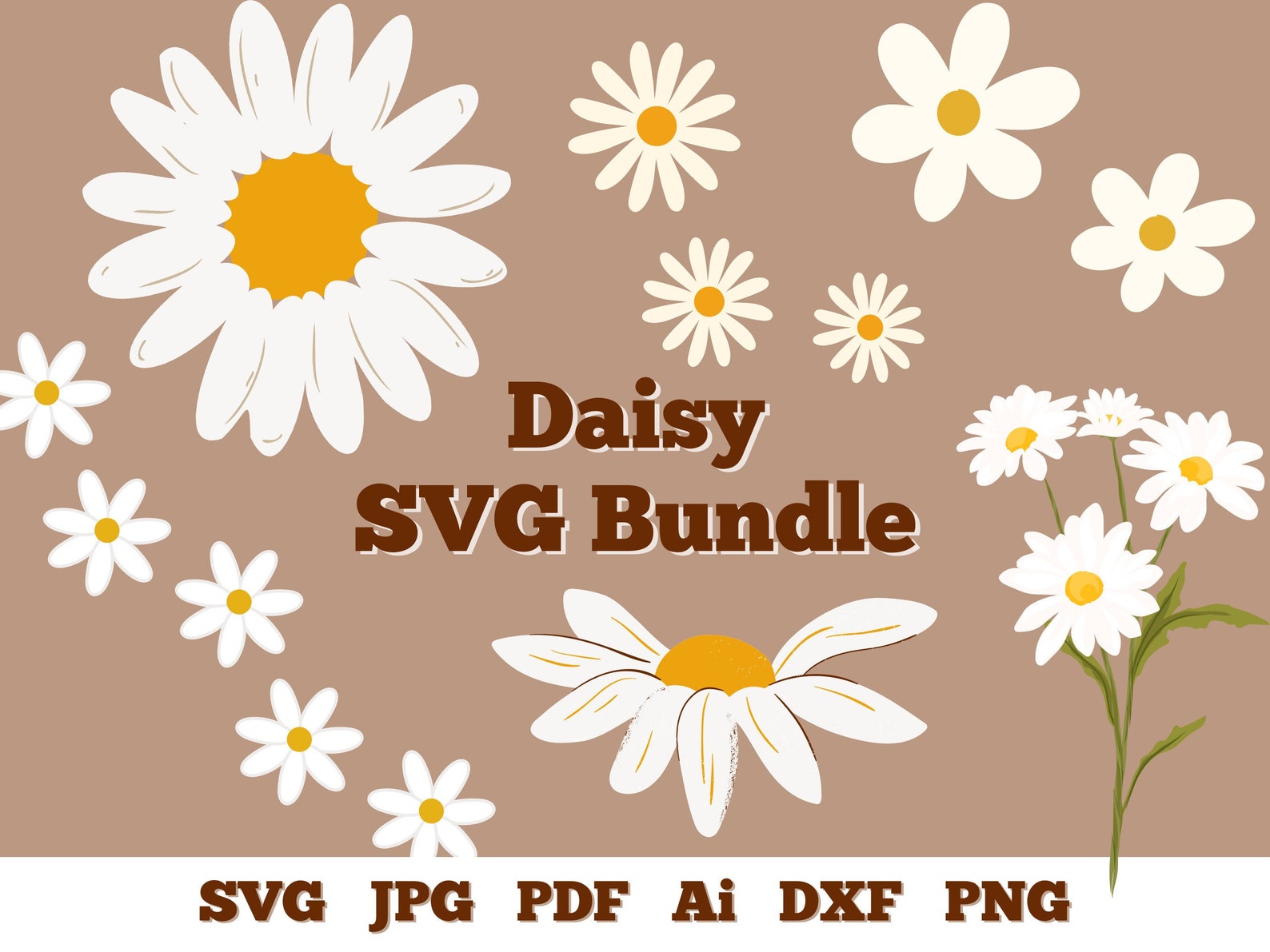 Daisy Clipart, Daisy Clip Art, Daisy Svg, Daisies Svg, Daisy Png ...