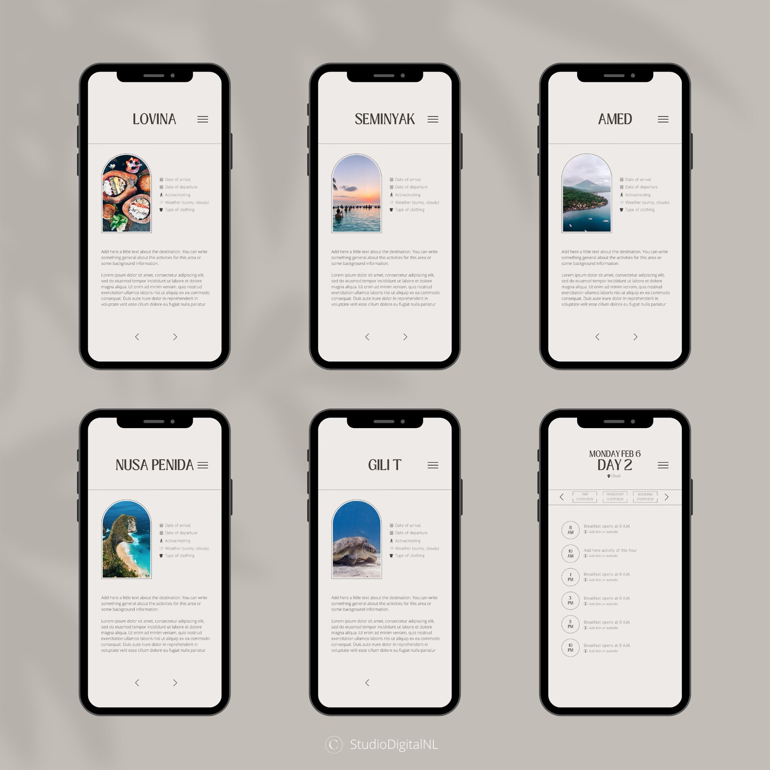 Travel Itinerary Template Travel Itinerary Planner Vacation Etsy