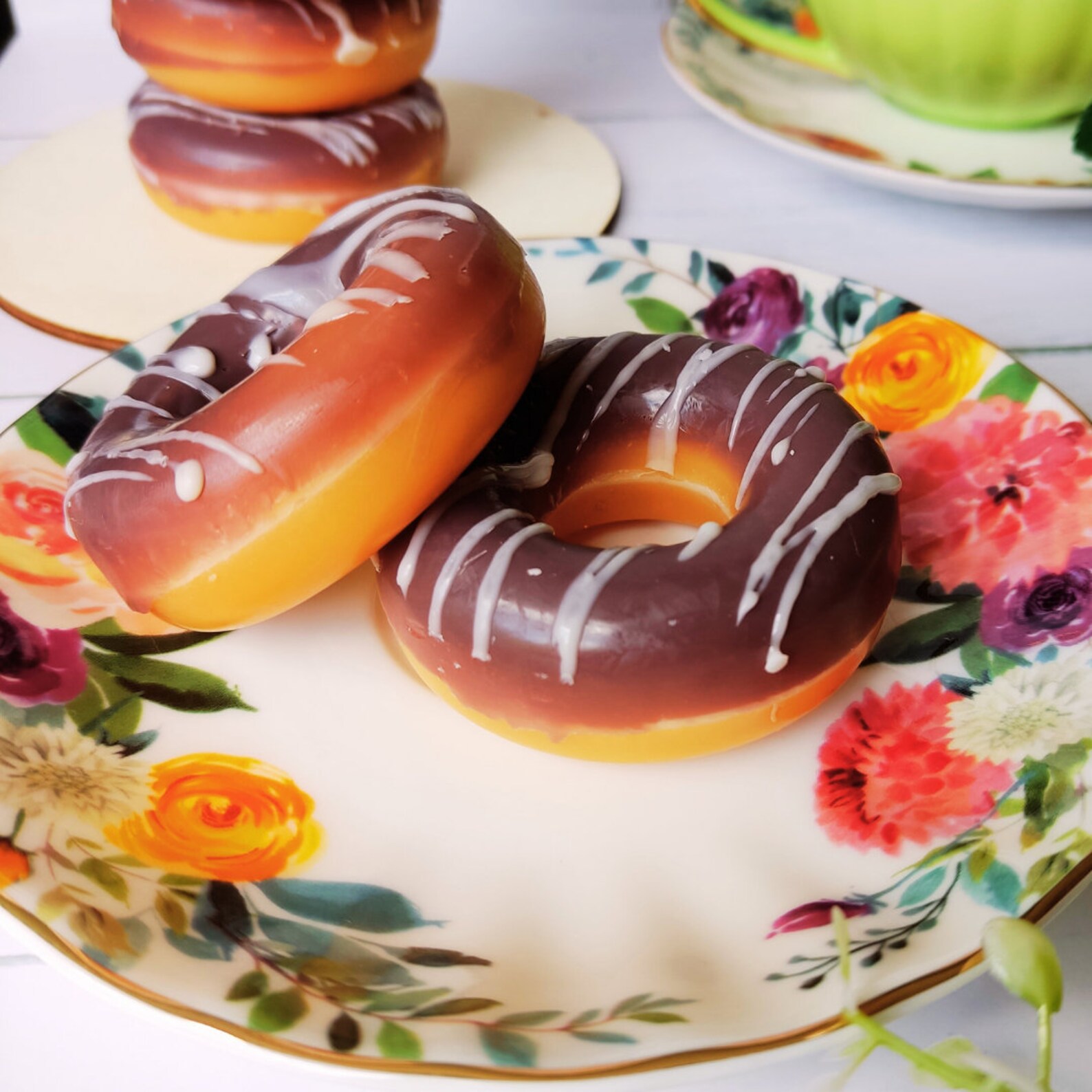 Soap Donut, Artisan Soap, Fake Food Soap, 2 Donuts Soap - Etsy