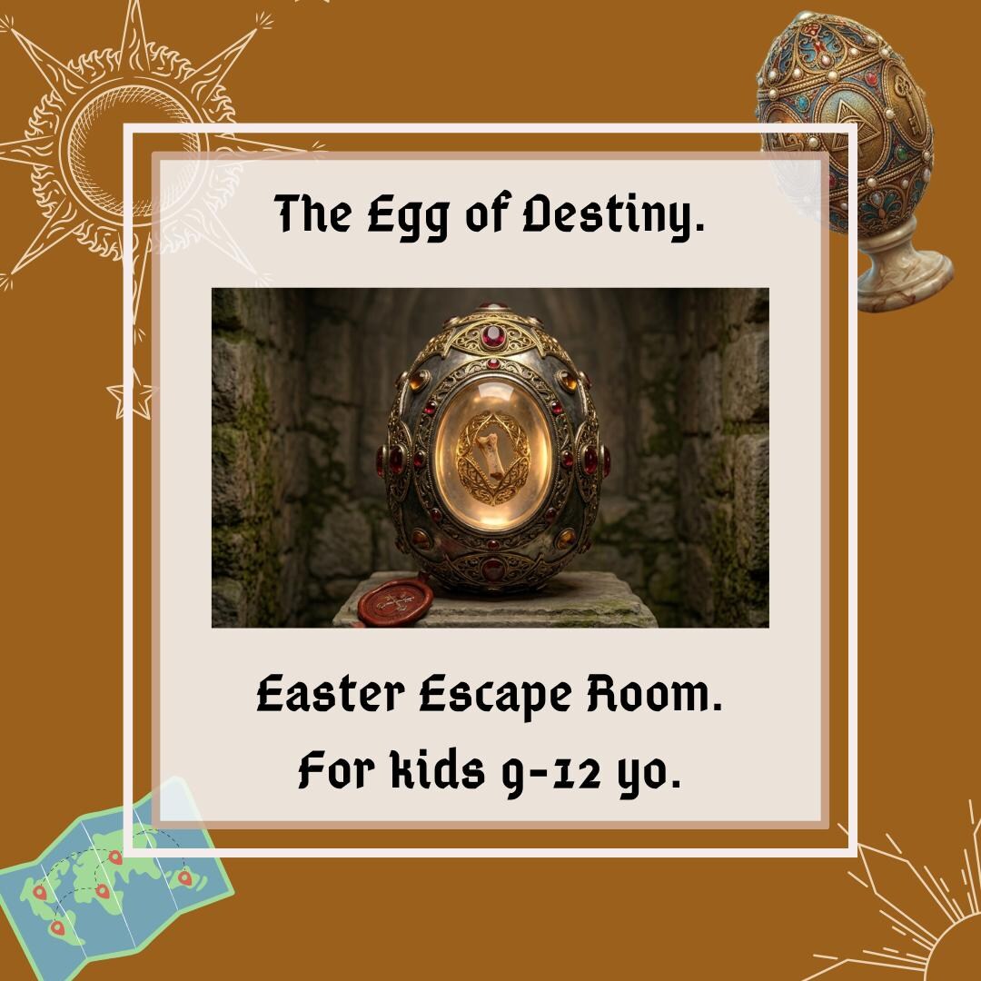Printable Easter Escape Room, the Egg of Destiny, DIGITAL - Etsy