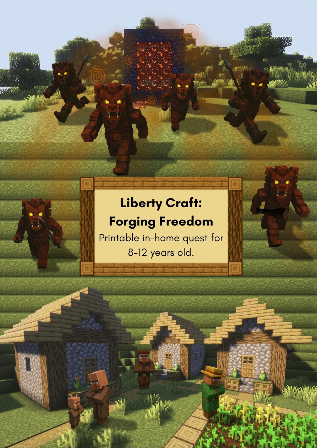 Minecraft Style Escape Room, Printable Kids Quest (8-12 Years) - Etsy