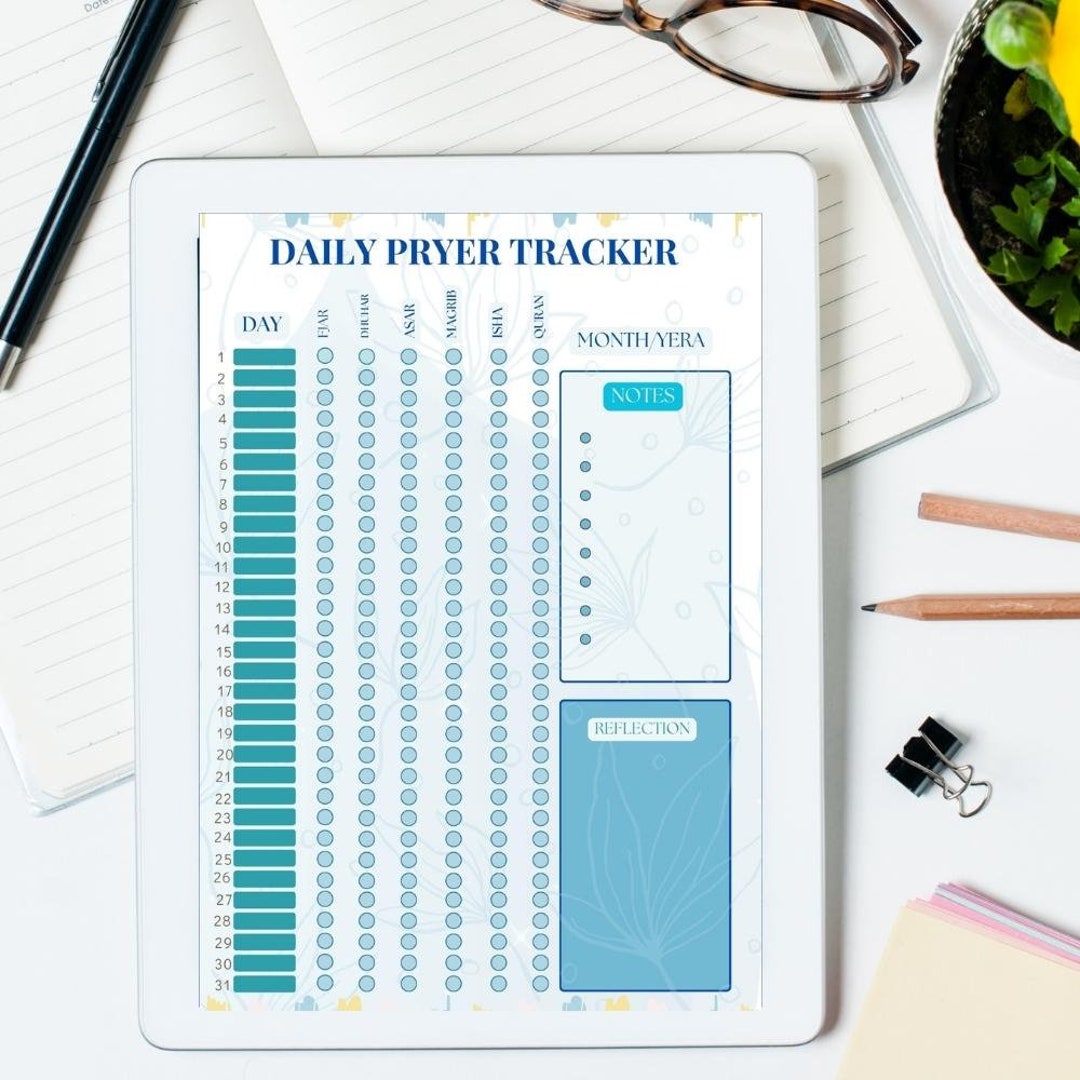 Salah Tracker Namaz Planner Kids Prayer Tracker Printable - Etsy