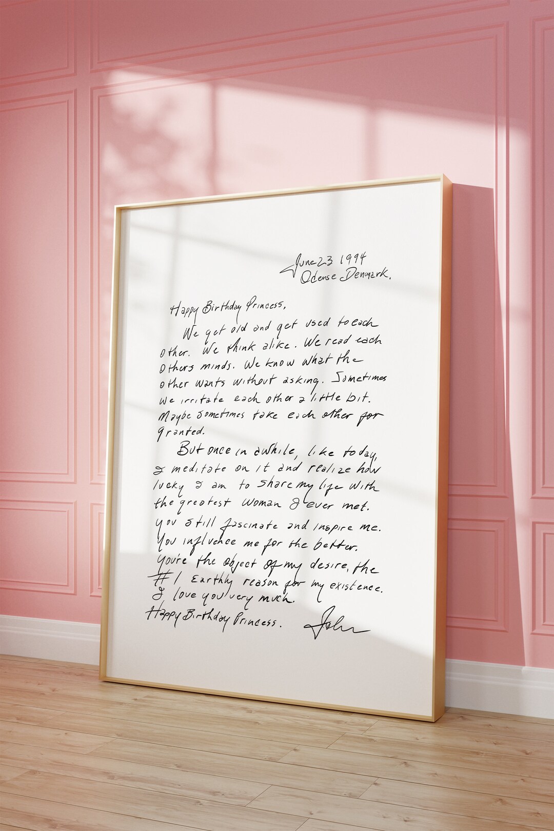 Johnny Cash Love Letter to June Carter, Fan Wall Art, Fast Gift Ideas ...
