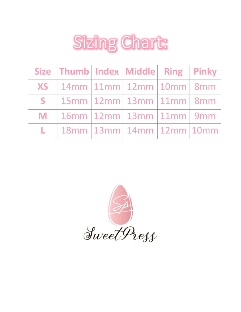 Black Pink Cute Heart Glossy Nails Reusable Press on Nails Short Press ...