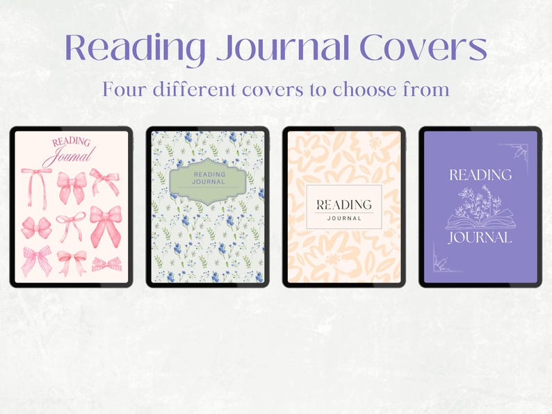 Digital Reading Journal | Reading Journal | Goodnotes Reading Tracker ...
