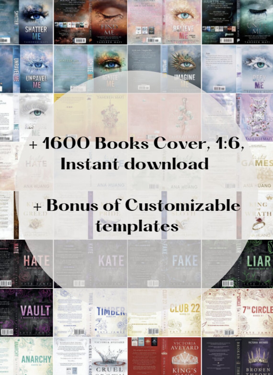 Mega Lot 1600 Miniature Book Covers, Mini Books Templates / Printable ...