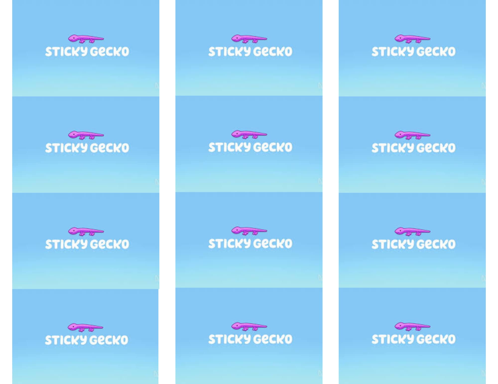 Bluey Sticky Gecko Digital Only - Etsy