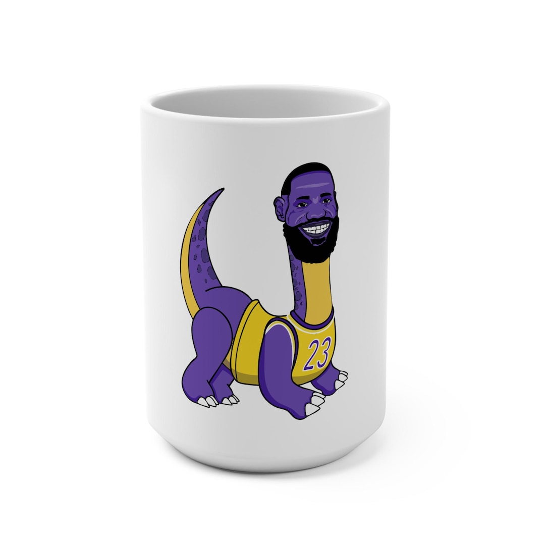 Lebron James "lebrontosaurus" Coffee Mug (15oz) - Etsy