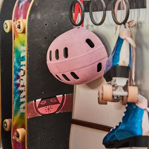 Skateboard Rack, Wall Mount Rack, Organize up to 5 Boards, Skate Board ...