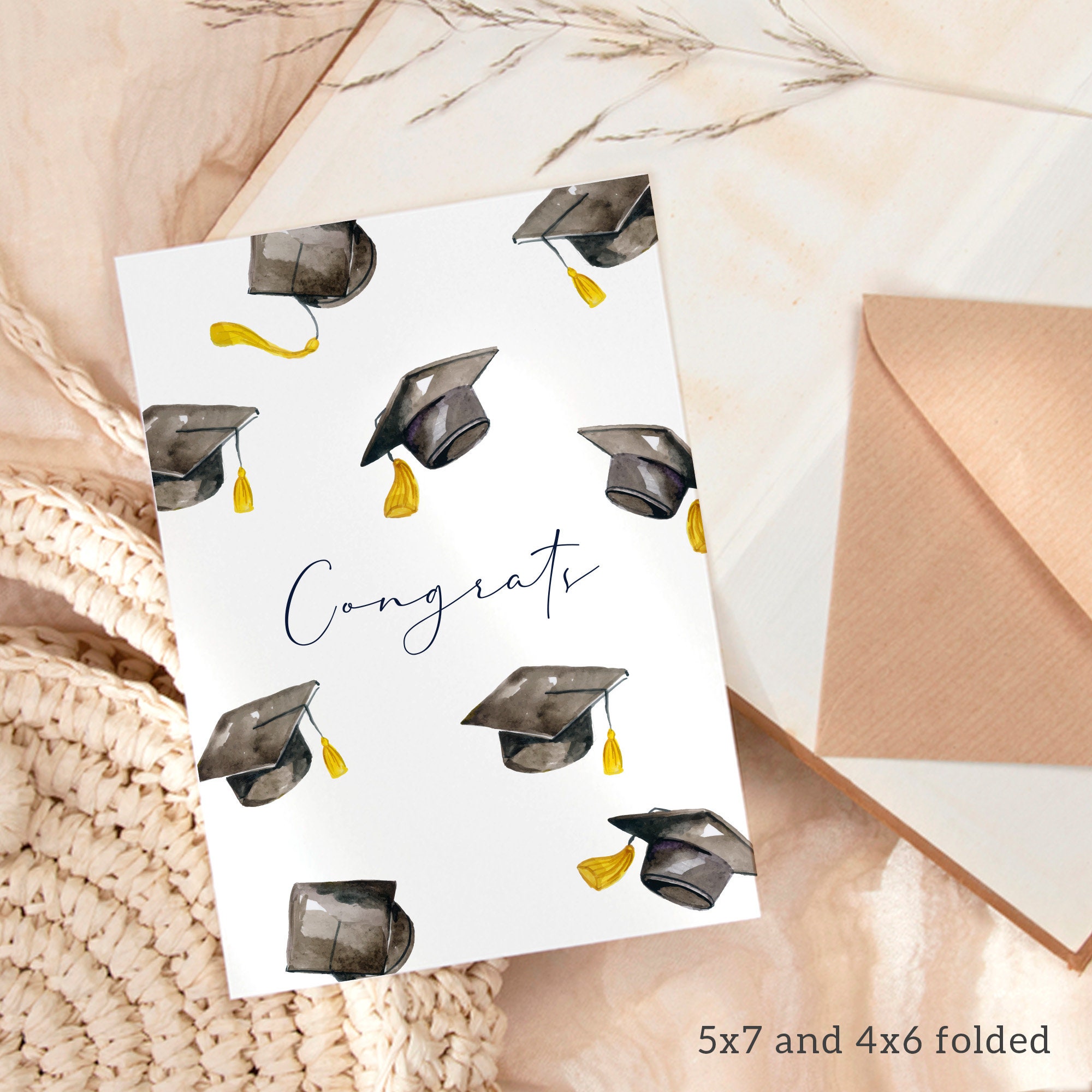 Printable Congratulations Card Graduation Card Graduation Gift Congrats ...