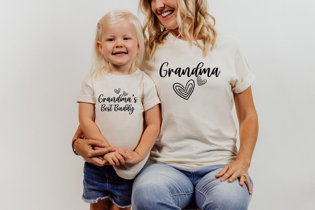 Matching Grandma Grandma's Buddy Tshirts, Mother's Day Gift T Shirts ...