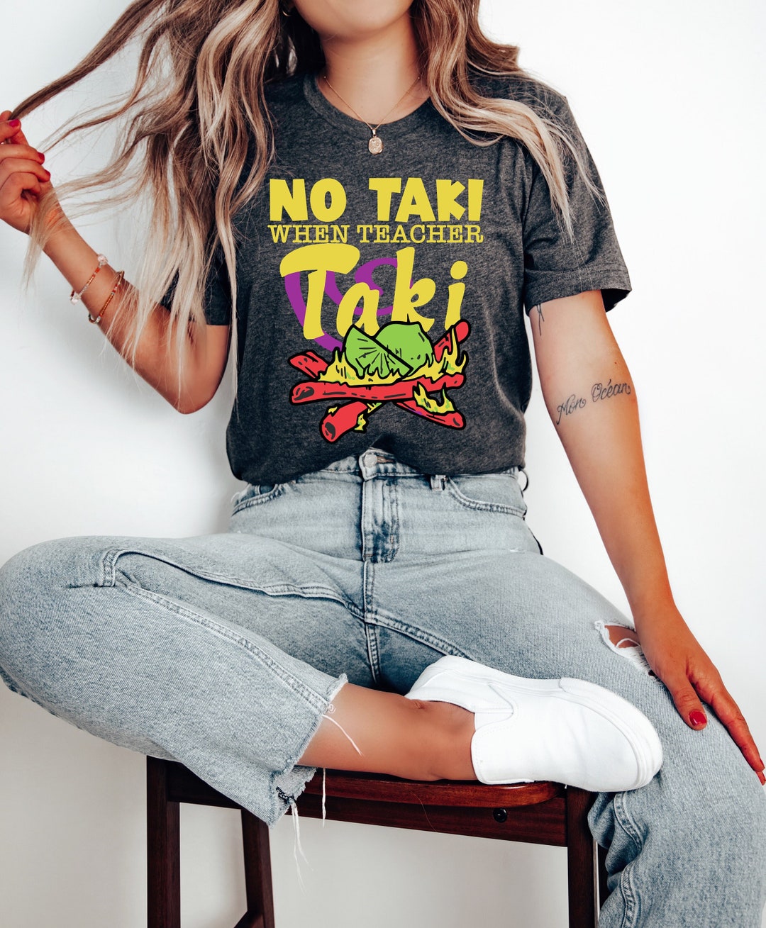 No Taki When Teacher Taki T Shirt, Teacher Appreciation Gift Tshirt ...