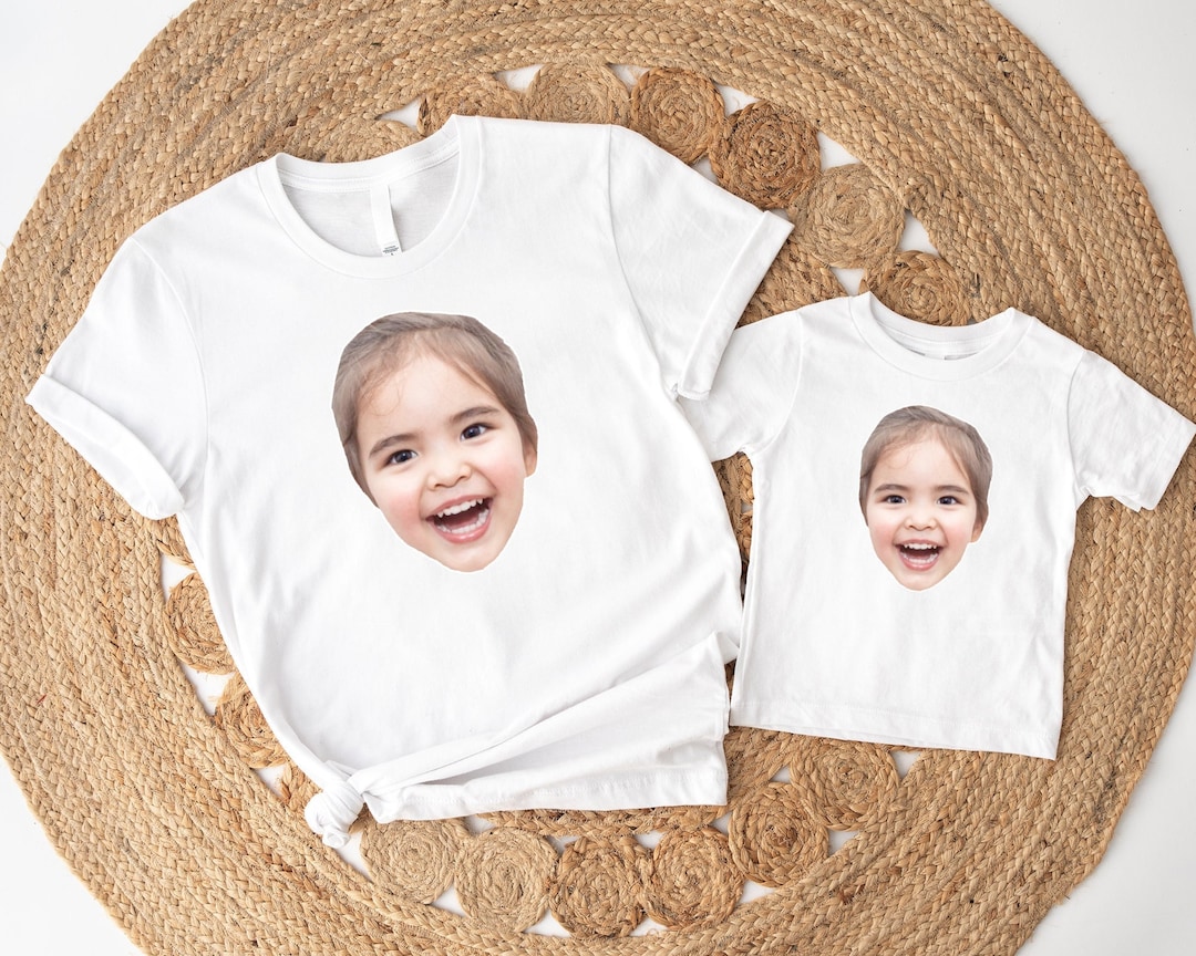 Customized Kids Photo Tshirt, Custom Toddler Picture Gift T Shirt ...