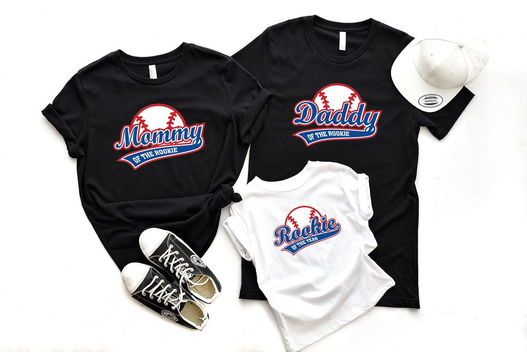 Family of the Rookie Tshirt, Baseball Lover Gift Shirts, Matching ...