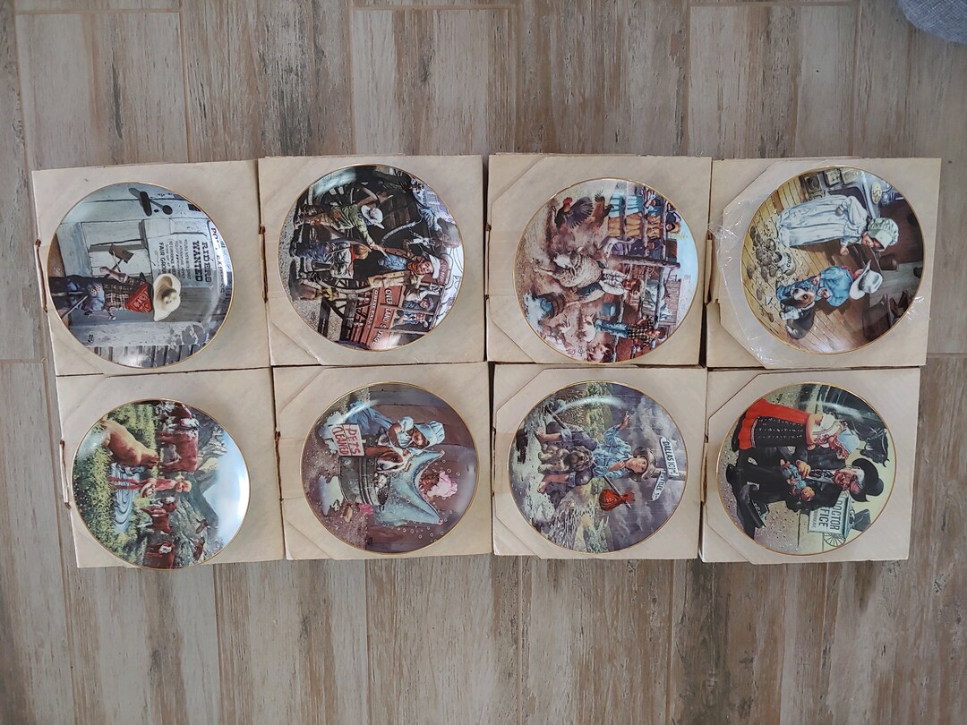 Children of the American Frontier Plate Collection - Etsy