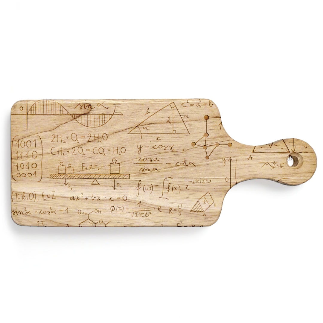 SCIENCE EQUATION Cutting Board | Formulas School College History ...