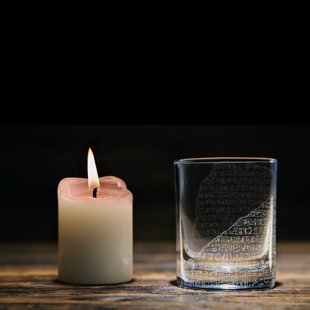 ROSETTA STONE Engraved 3oz Shot Glass | Ancient Artifact Laser Etched ...