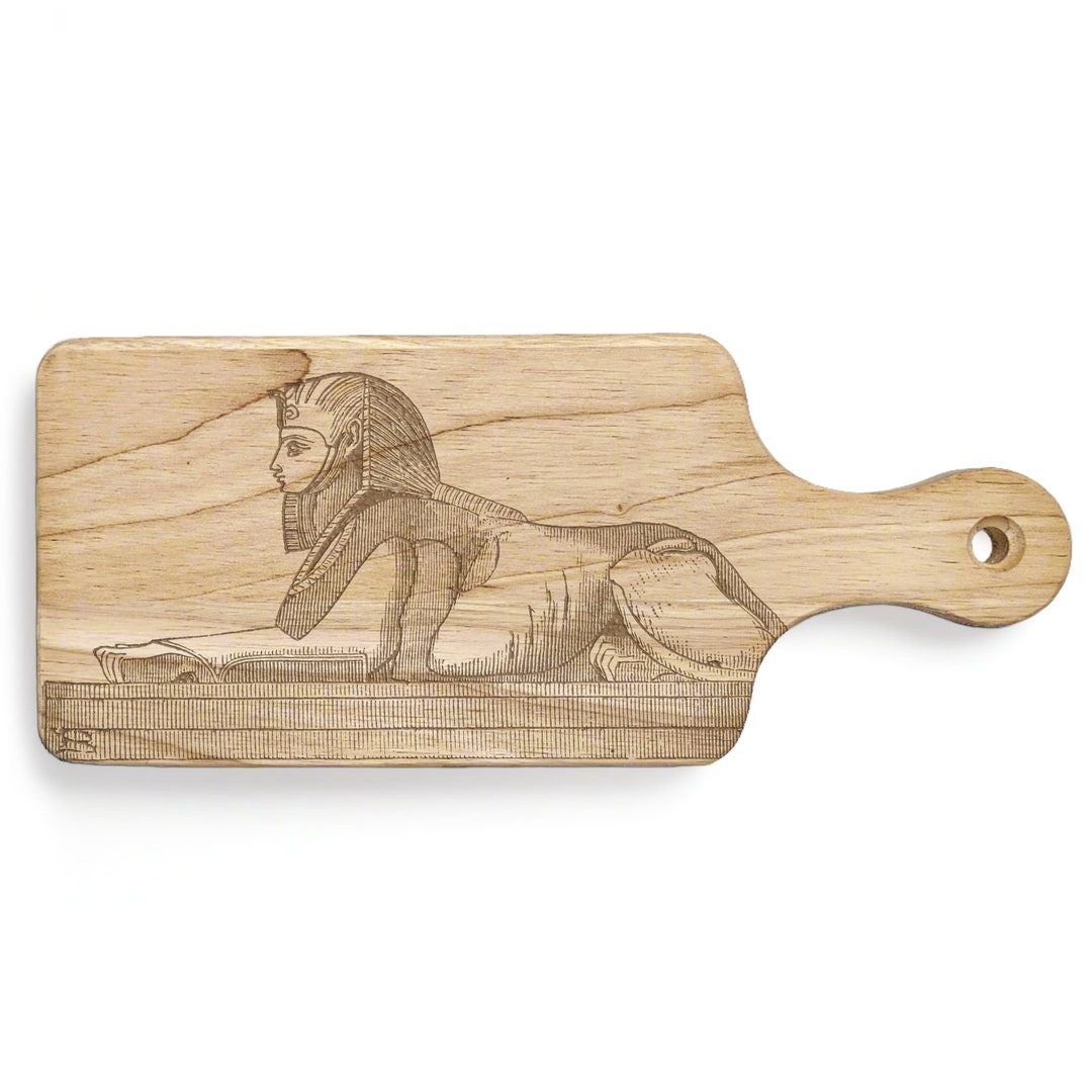 EGYPTIAN SPHINX Engraved Cutting Board Majestic Symbol of Ancient ...