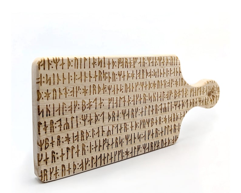 NORDIC VIKING RUNES Cutting Boards | Handcrafted Norse Symbol | Great ...