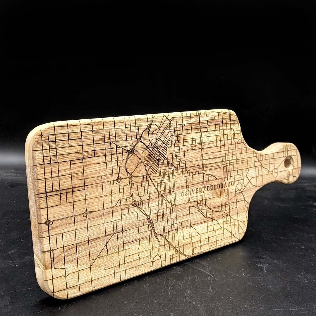 CITY STREET MAP Cutting Boards Cityscape Chef: Street Map Cutting ...