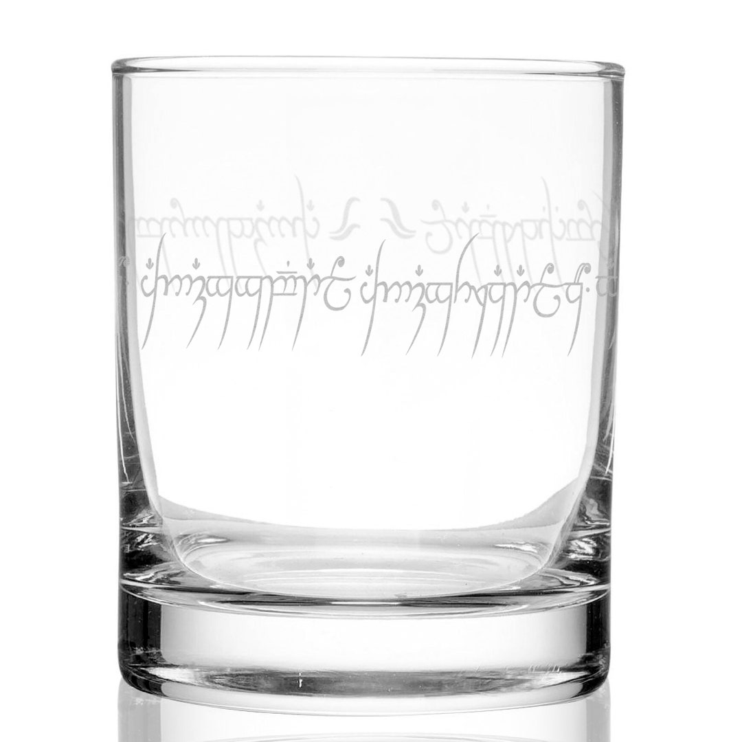 MAP of MIDDLE EARTH Engraved 11oz Rocks Glass Inspired by Tolkien ...