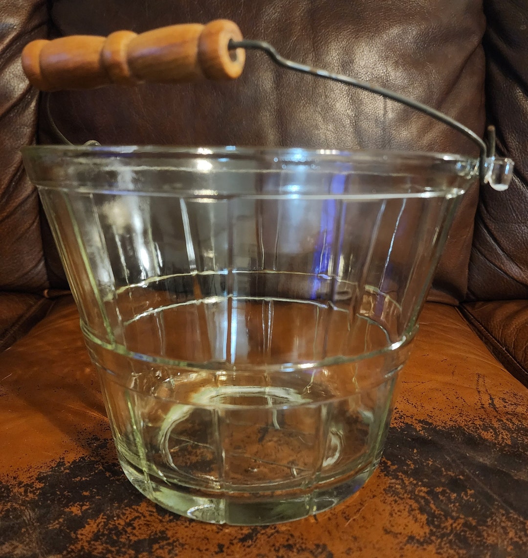 Vintage Anchor Hocking Ice Bucket - Etsy
