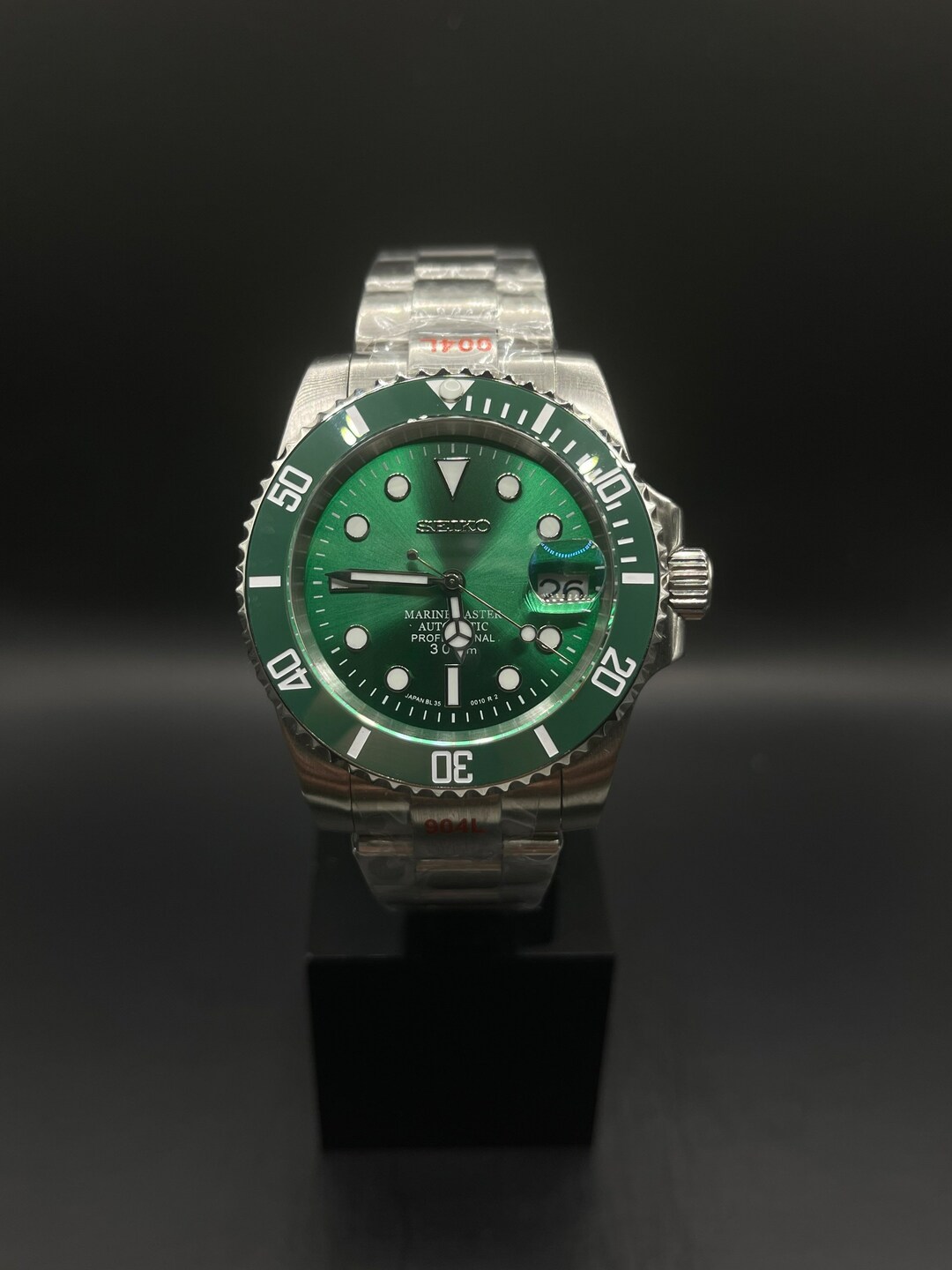 Seiko Mod NH35A sub HULK - Etsy