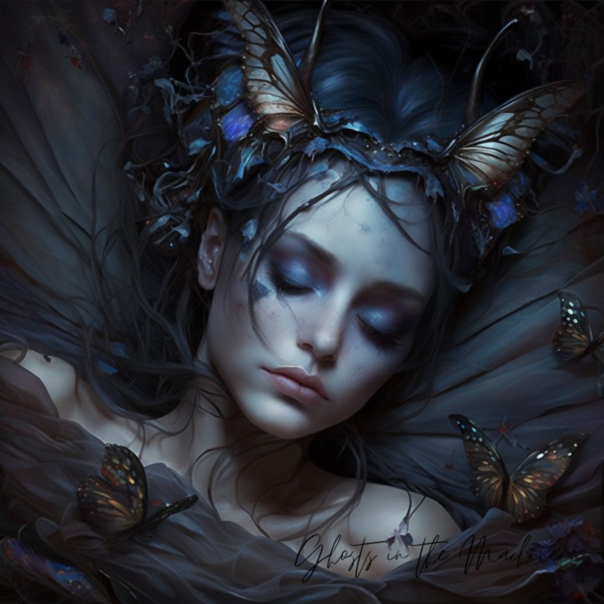 Digital Download Powerful Dark Fairy AI Generated Art Print Printable ...