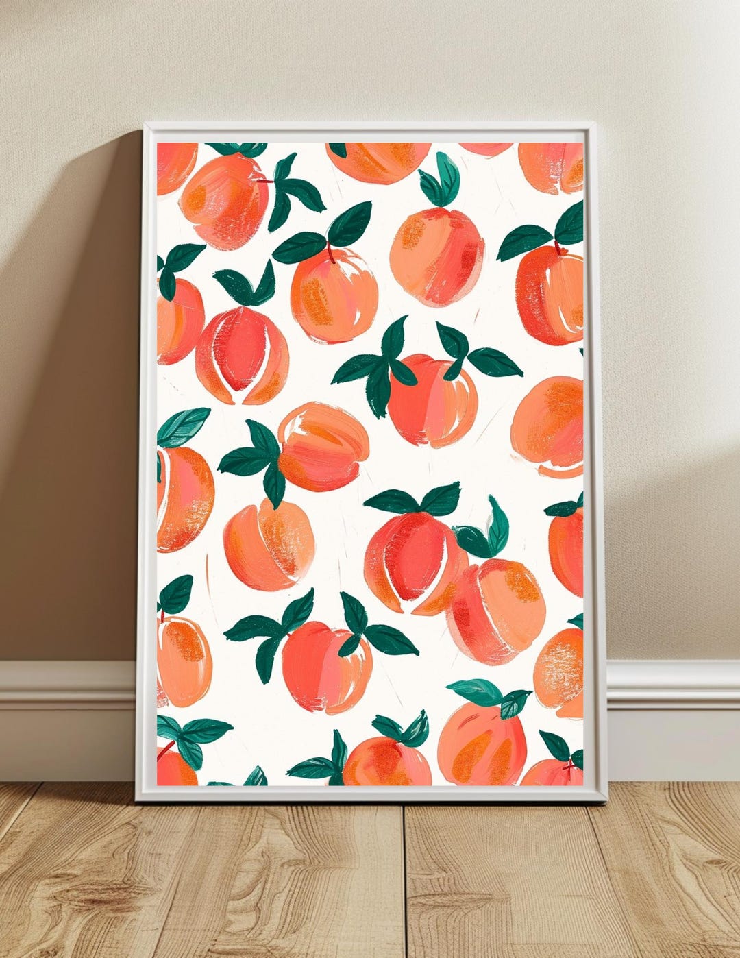 Peaches Printable Poster Print, Preppy Trendy, Beauty Lipstick Dorm ...