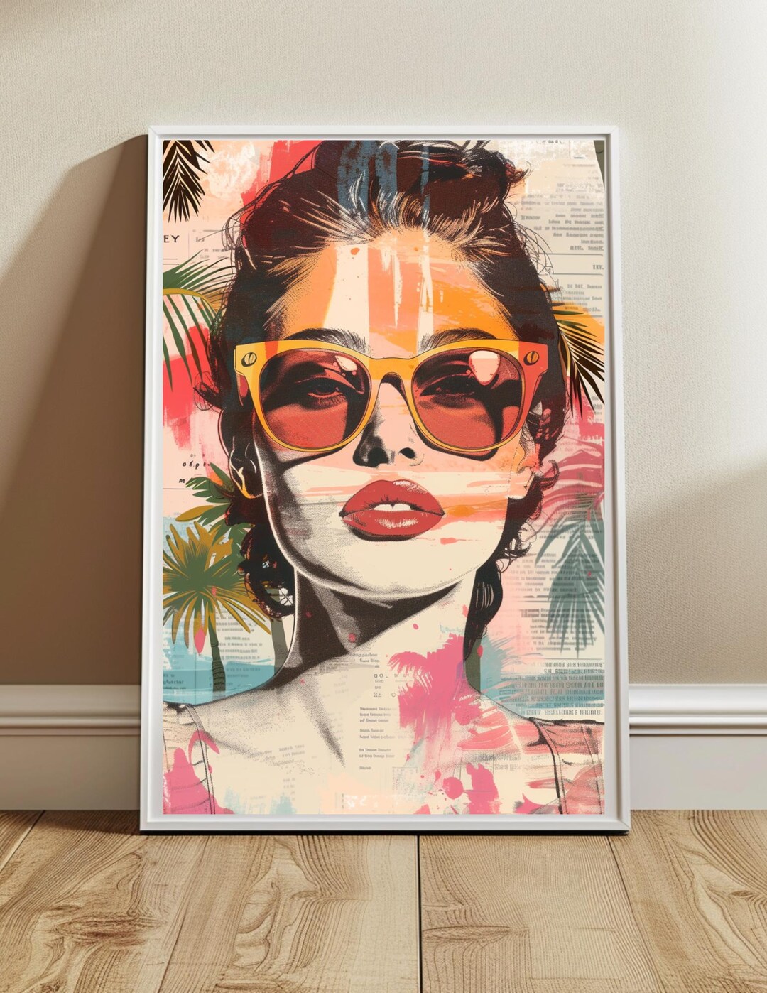 Retro Multimedia Pop Art, Vintage Pop Art Pop Art Decor, Dorm Decor ...