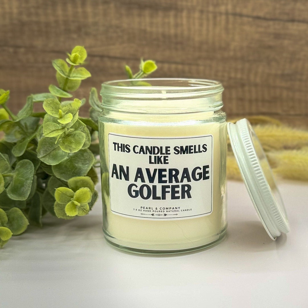 Golfer Candle Golf Candle Funny Candle Dad Candle Brother Candle Smells ...