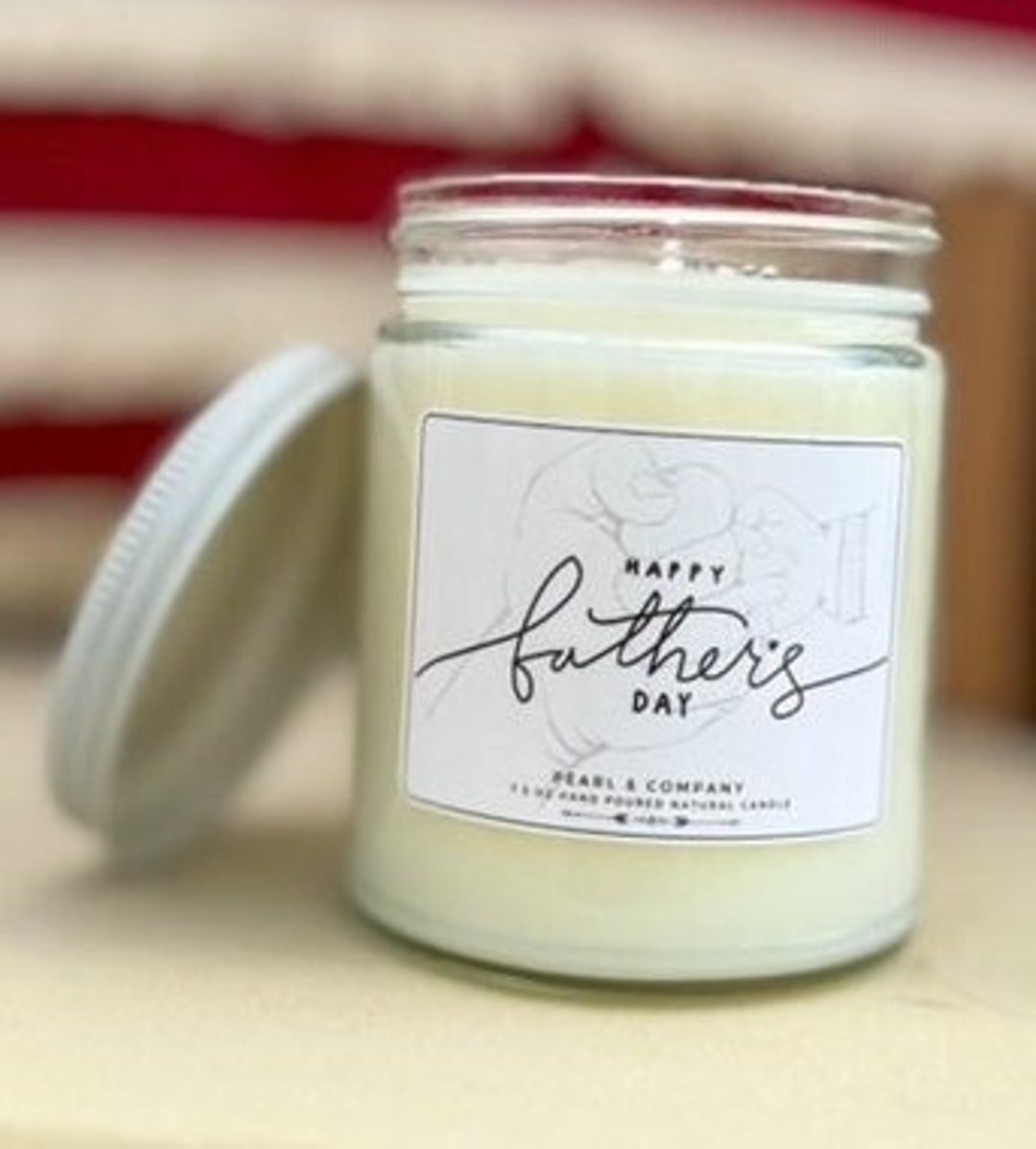 Happy Father's Day Candle Thoughtful Gift for Him Gift for Dad ...