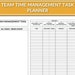 Team Management Task Planner - Printable PDF - Etsy