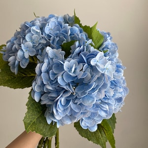 Real Touch Huge Hydrangea Stem - Realistic High Quality Artificial ...