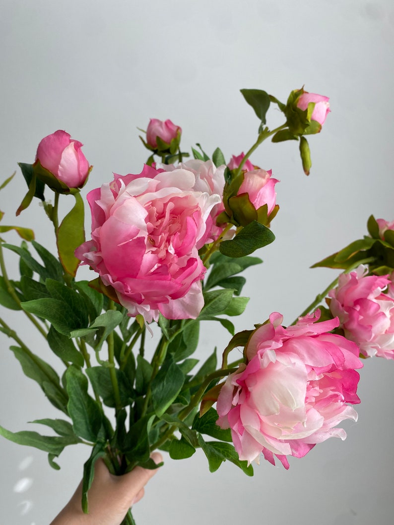Stelo floreale di peonia finta - Fiore artificiale di alta qualità ...
