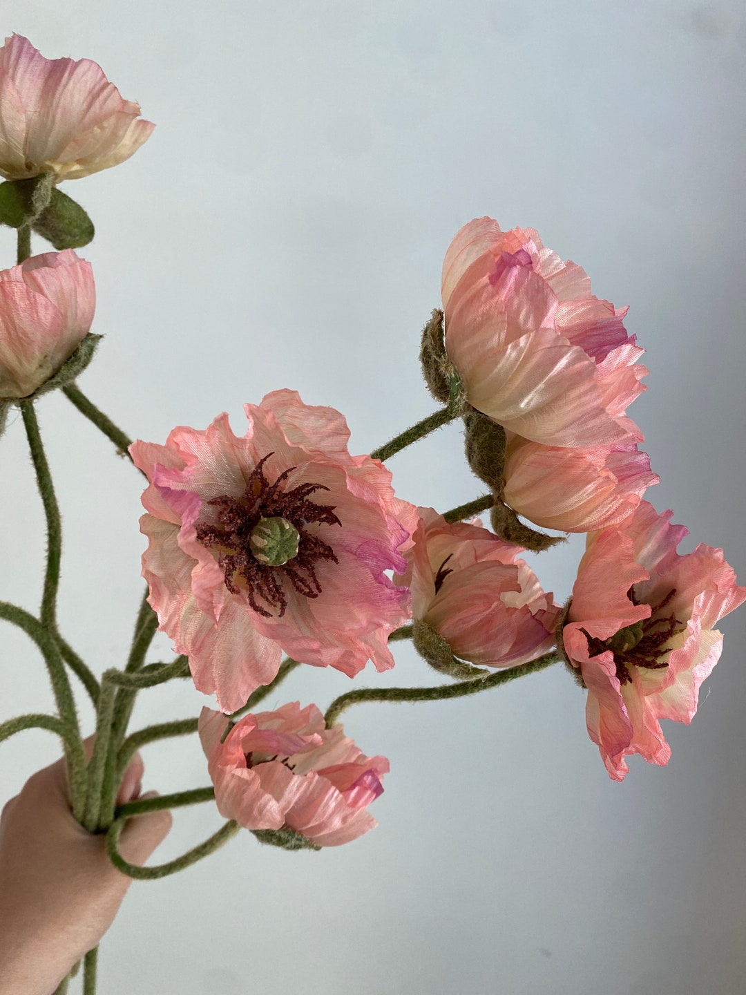 Silk Poppy Floral Stem High Quality Artificial Flower / Wedding / DIY ...