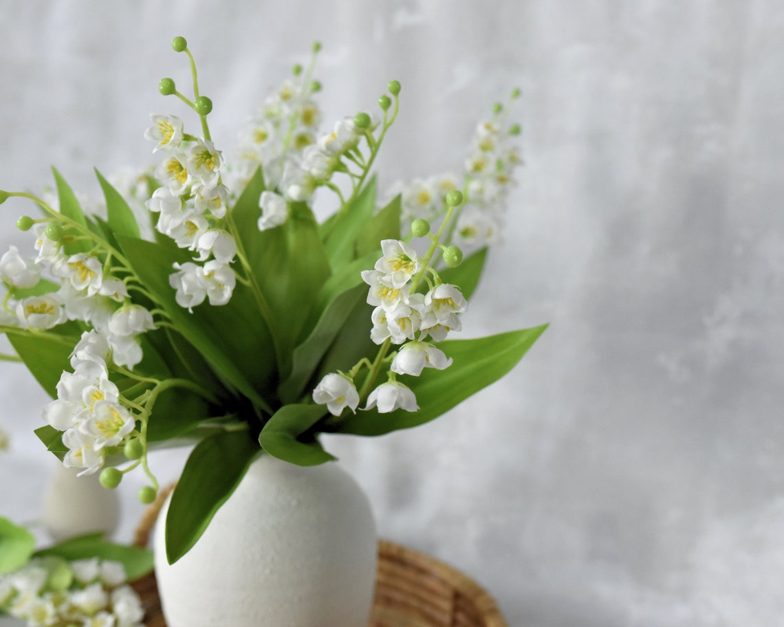 Faux Lily of the Valley Stem - High Quality Artificial Flowers ...