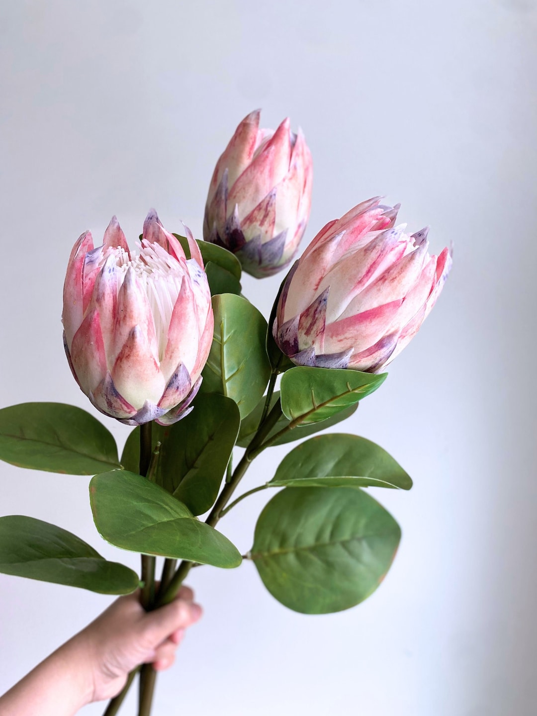 Faux King Protea Stem - Artificial Flower / Centerpieces / DIY Floral ...