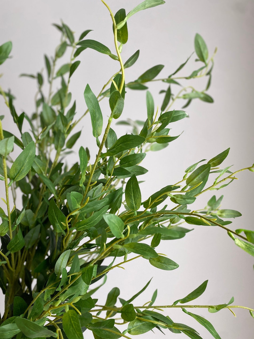 Faux Leaves Stem - Artificial Plant / DIY Greenery / Wedding / Home ...