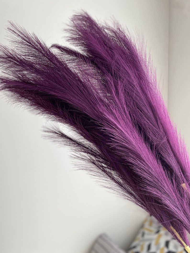 43 Detachable Purple Pampas Grass / Wedding / Decor / - Etsy