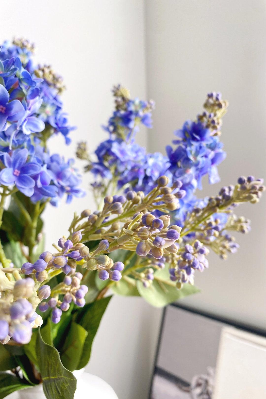 Artificial Lilac Flower Stem - Faux Flower / Floral / DIY / Wedding ...