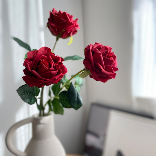 Real Touch Roses - Etsy