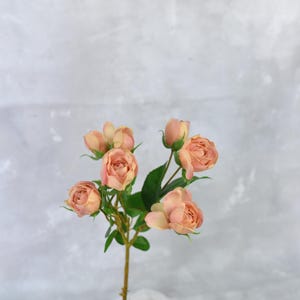 Real Touch Caramel Toffee Rose Spray - High Quality Artificial Flower ...