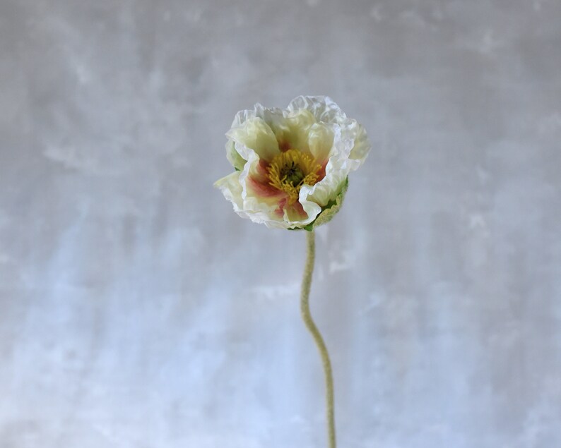 Faux Large Iceland Poppy Stem - High Quality Artificial Flower ...