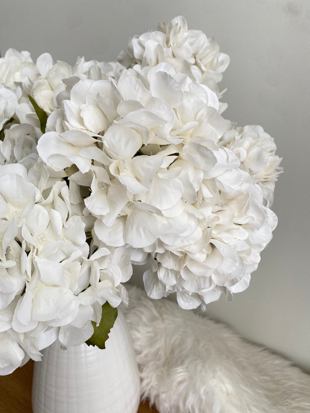 Artificial Hydrangea Flower Stem - DIY Floral / Wedding / Home ...